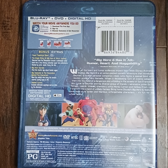 Disney | Media | Walt Disneys Big Hero 6 Collectors Edition On Bluray ...